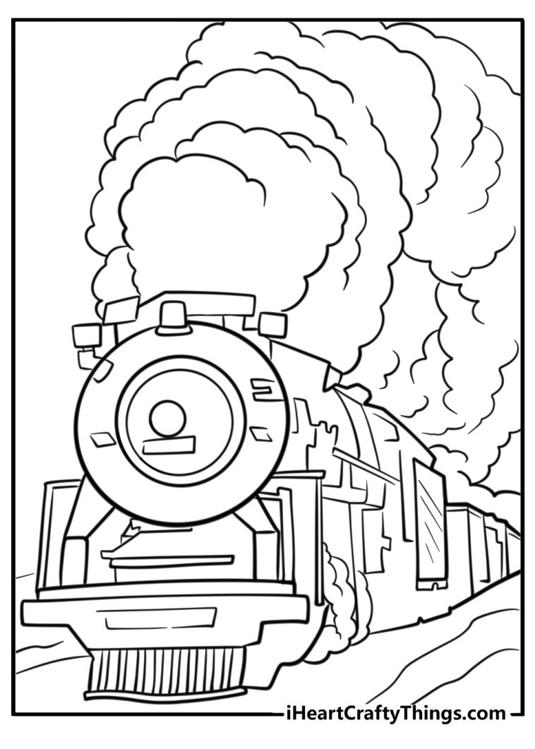 Polar Express Coloring Pages: 25 Free Printables