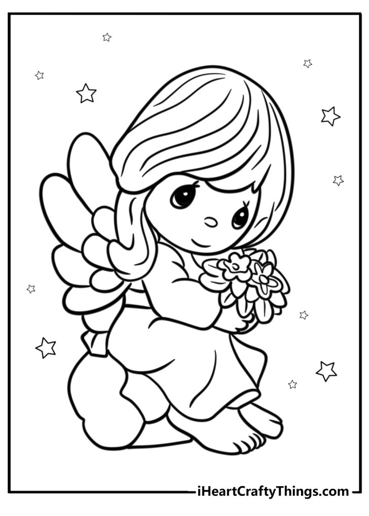25 Precious Moments Coloring Pages (100% Free To Print)