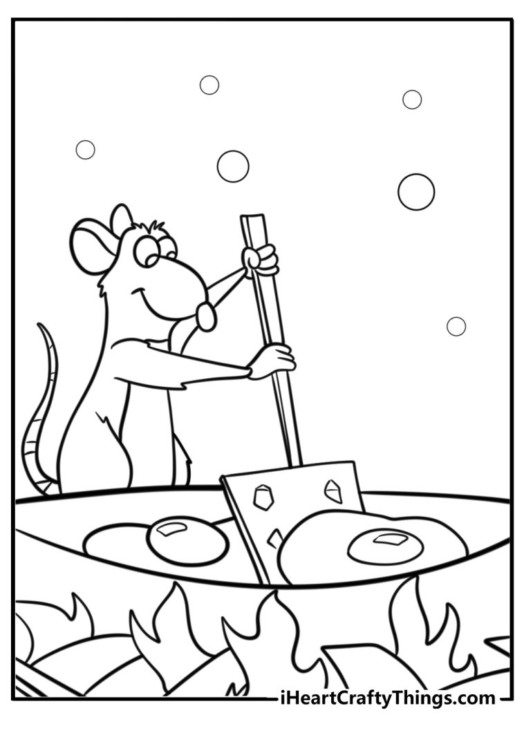 25 Ratatouille Coloring Pages (Free & Easy PDF Printables)