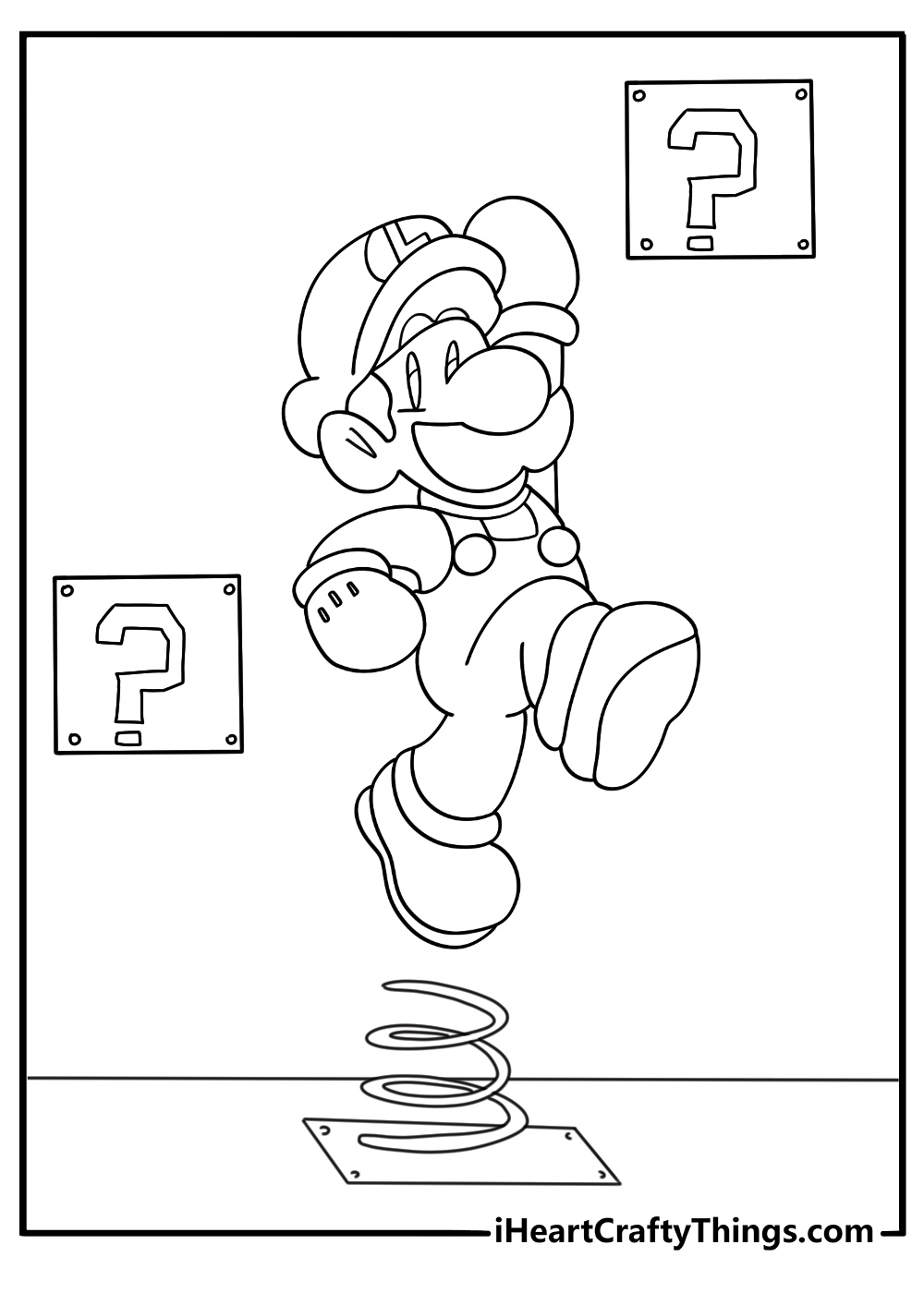 40 Luigi Coloring Pages (100% Free To Print)