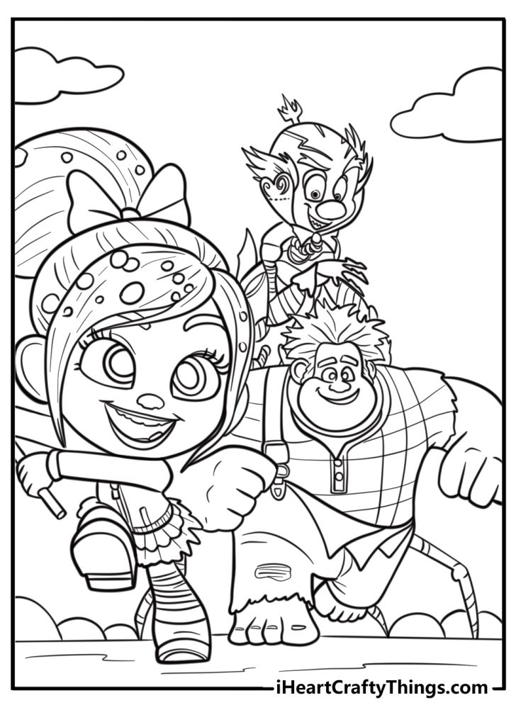 25 Wreck-It Ralph Coloring Pages (100% Free To Print)