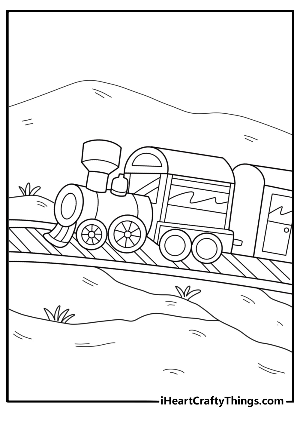 Train Coloring Pages: 60+ Printable PDF Sheets For Free