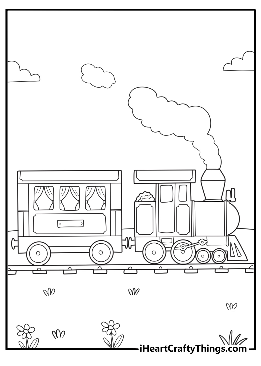 Train Coloring Pages: 60+ Printable PDF Sheets For Free
