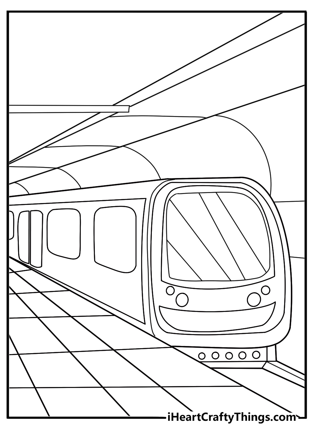 Train Coloring Pages: 60+ Printable PDF Sheets For Free