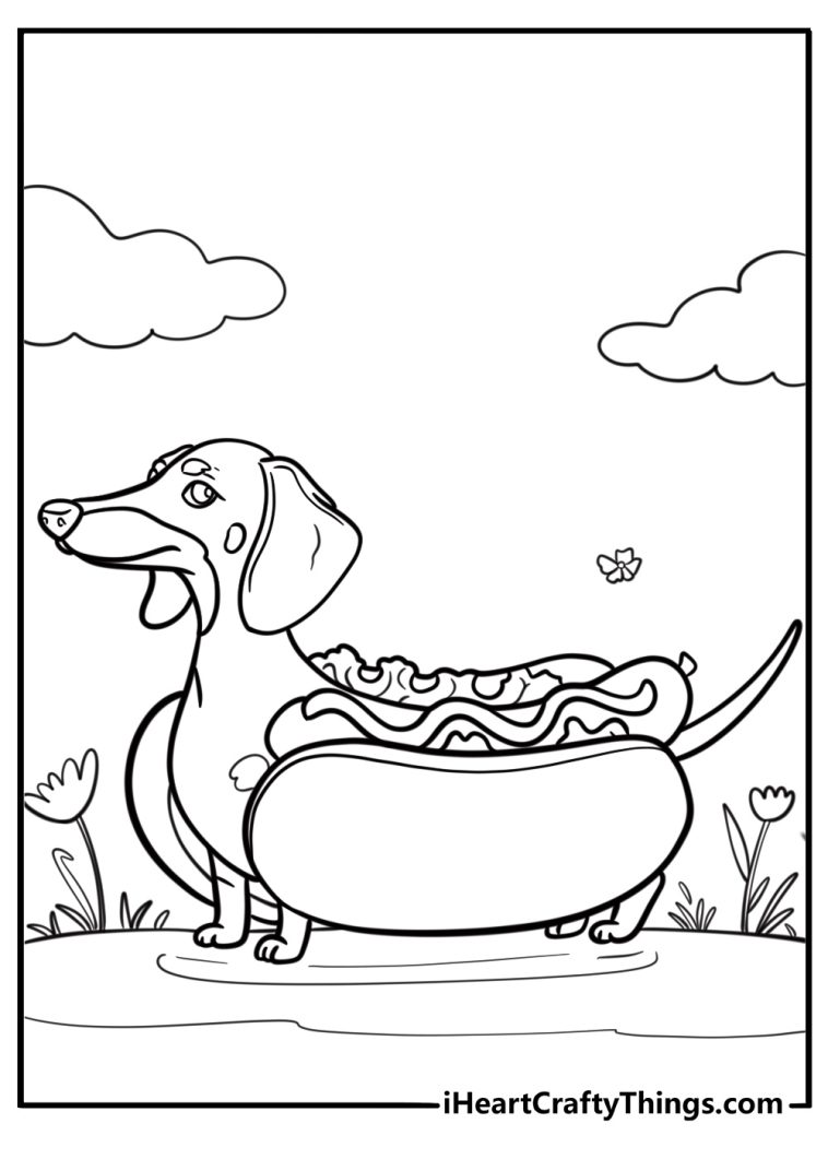 25 Free Dachshund Coloring Pages For Kids