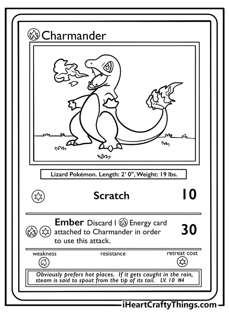 30 Free Pokemon Cards Coloring Pages For Kids