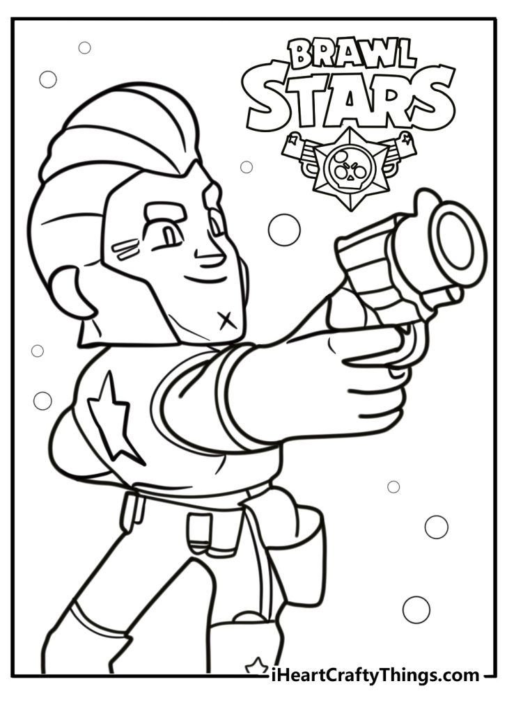 30 Brawl Stars Coloring Pages (100% Free To Print)