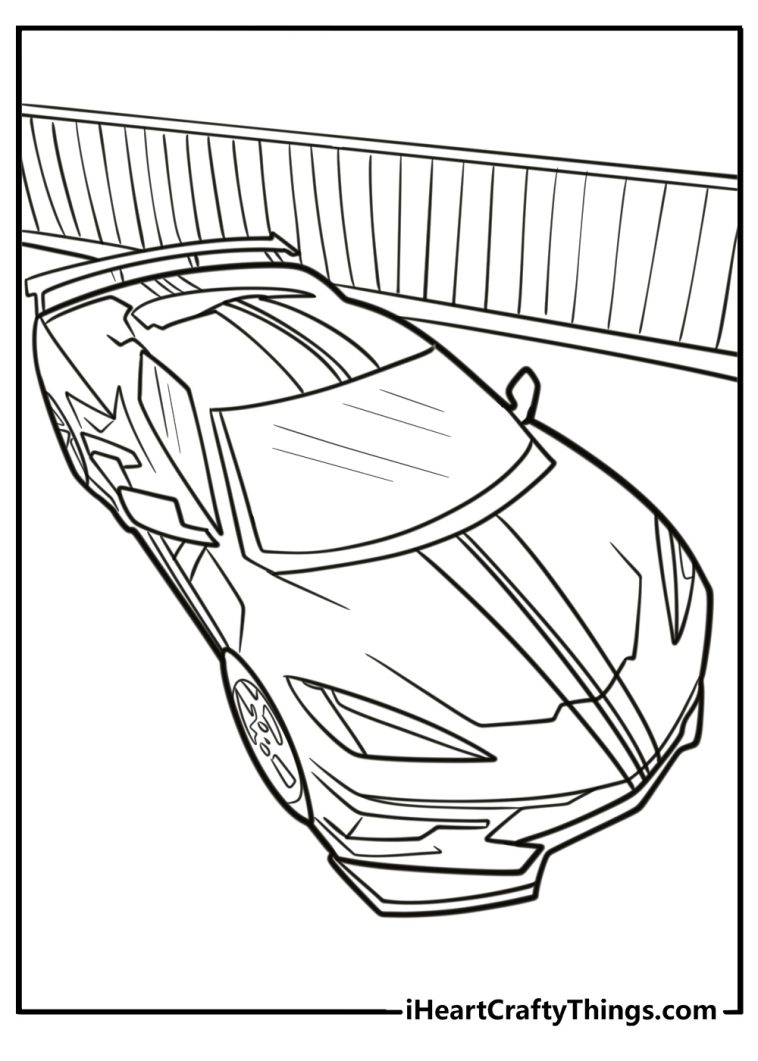 20 Corvette Coloring Pages (100% Free To Print)