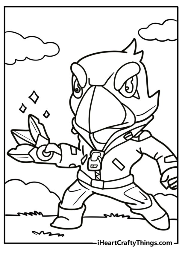 30 Brawl Stars Coloring Pages (100% Free To Print)