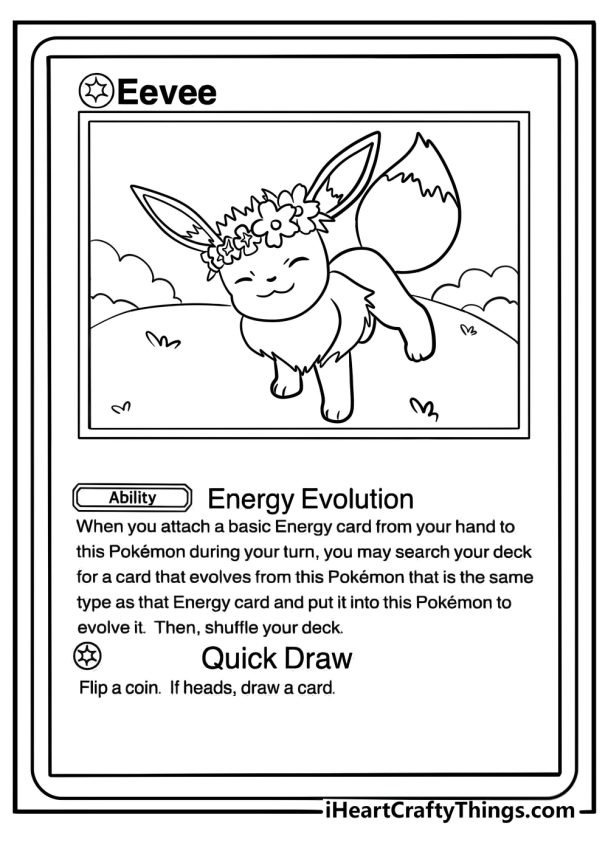 30 Free Pokemon Cards Coloring Pages For Kids