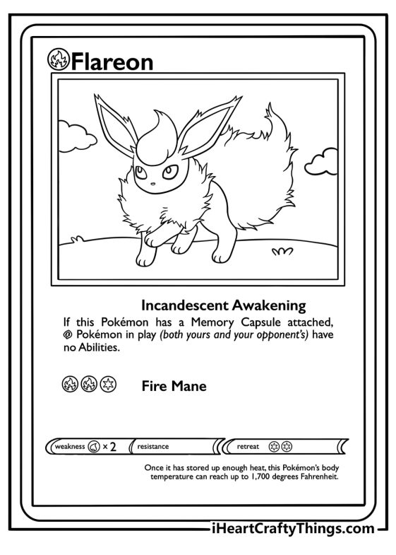 30 Free Pokemon Cards Coloring Pages For Kids
