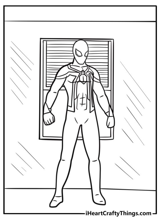25 Free Iron Spider Coloring Pages For Kids