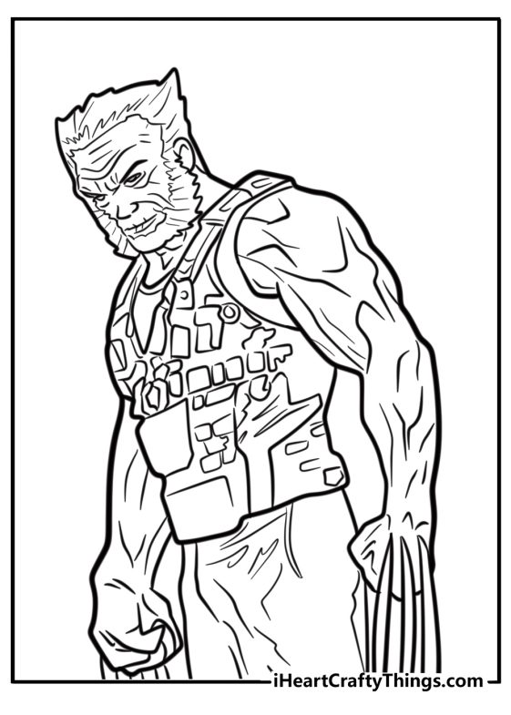 25 Wolverine Coloring Pages (100% Free To Print)