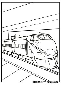 30 Free Train Coloring Pages For Kids