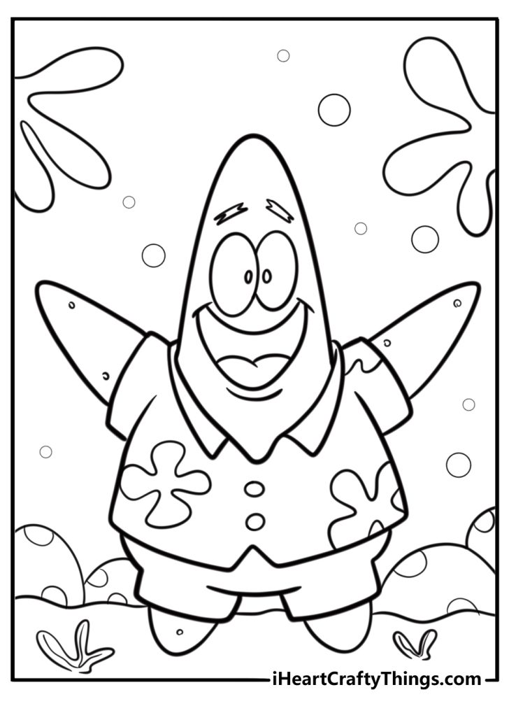 25 Patrick Star Coloring Pages (100% Free To Print)