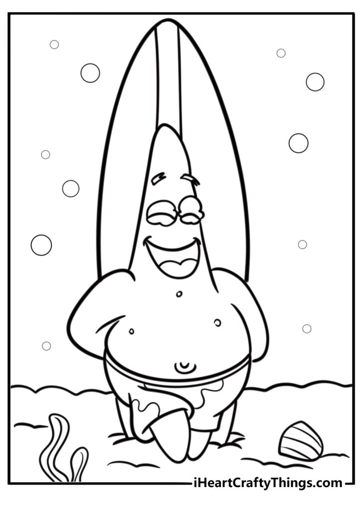 25 Patrick Star Coloring Pages (100% Free To Print)
