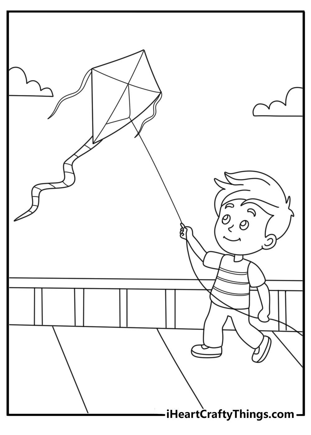 30 Free Kite Coloring Pages For Kids