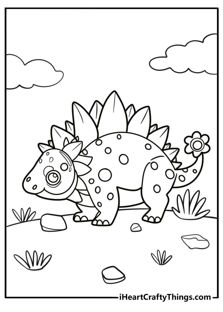 Ankylosaurus Coloring Pages: 25 Free Printables For Kids