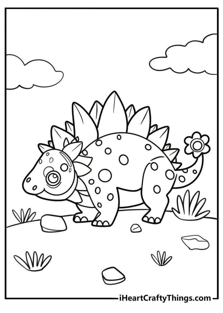Ankylosaurus Coloring Pages: 25 Free Printables For Kids