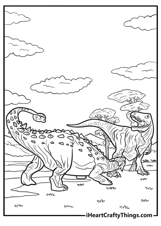 Ankylosaurus Coloring Pages: 25 Free Printables For Kids