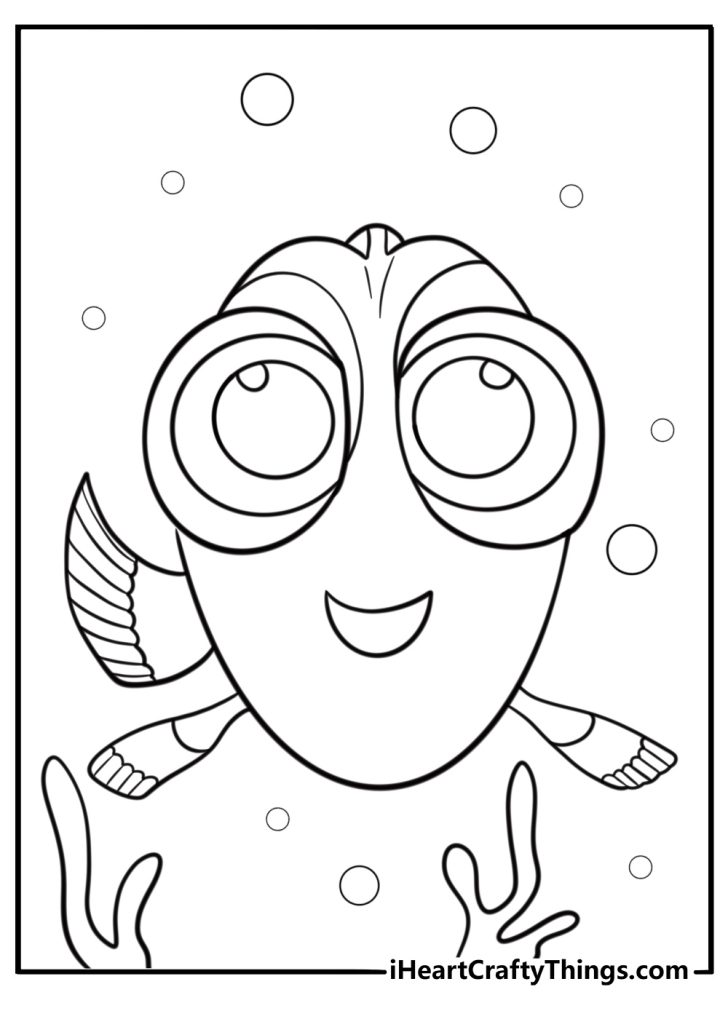 25 Finding Dory Coloring Pages (100% Free Printables)