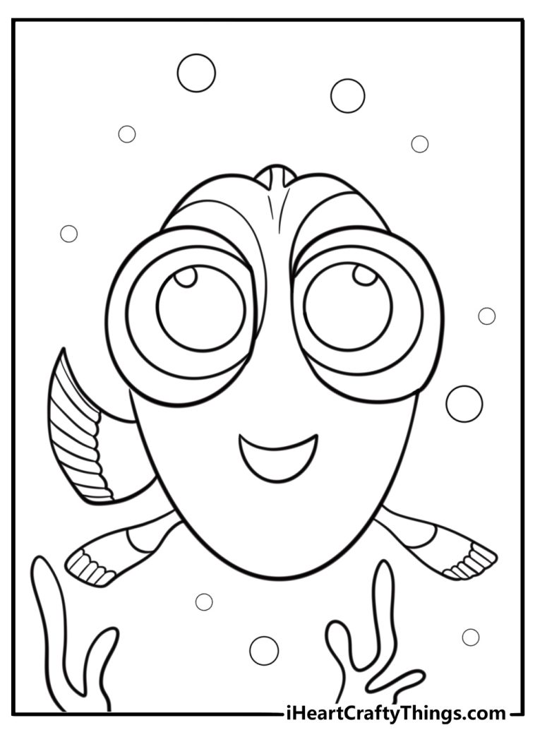 25 Finding Dory Coloring Pages (100% Free Printables)