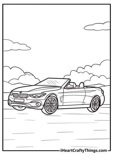 BMW Coloring Pages: 25 Free Printables For Kids