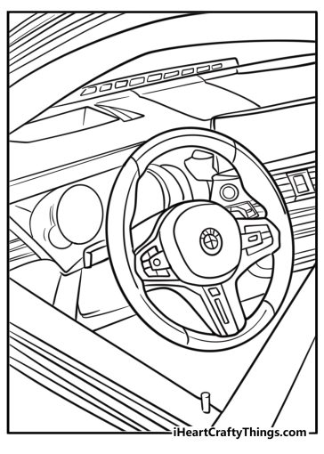 BMW Coloring Pages: 25 Free Printables For Kids