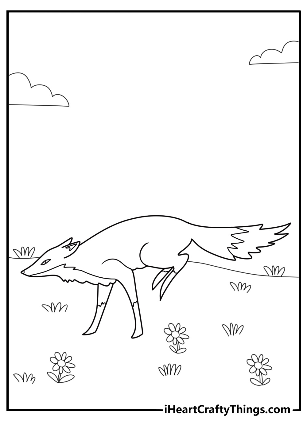 42 Free Fox Coloring Pages Easy & Printables For Kids