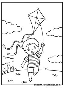 15 Free Kite Coloring Pages For Kids
