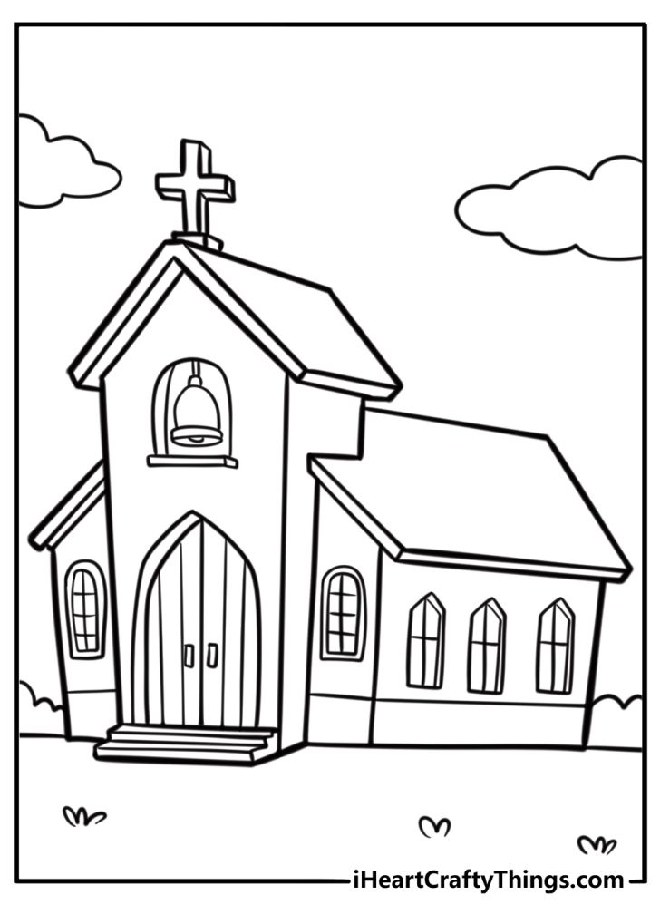 20 Free Church Coloring Pages For Kids