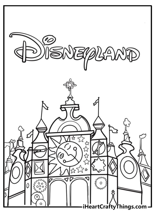 25 Free Disneyland Coloring Pages For Kids