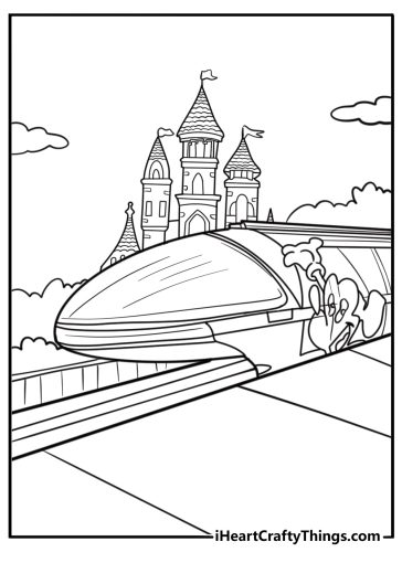 25 Free Disneyland Coloring Pages For Kids