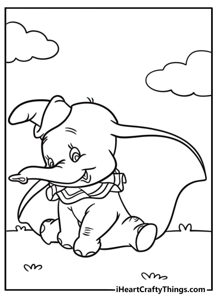15 Dumbo Coloring Pages For Kids (100% Free Printables)