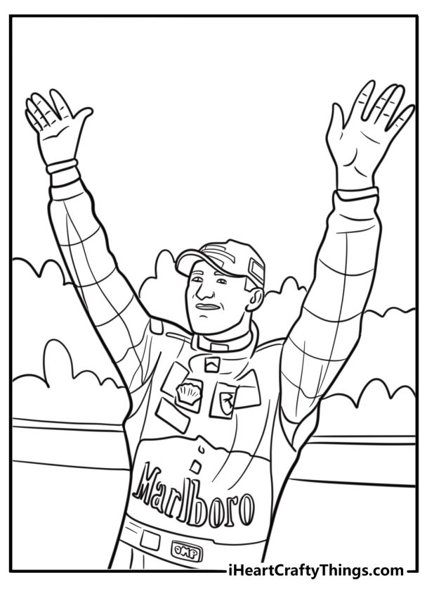 25 Free F1 Coloring Pages For Kids