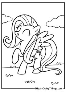 15 Free Fluttershy Coloring Pages For Kids
