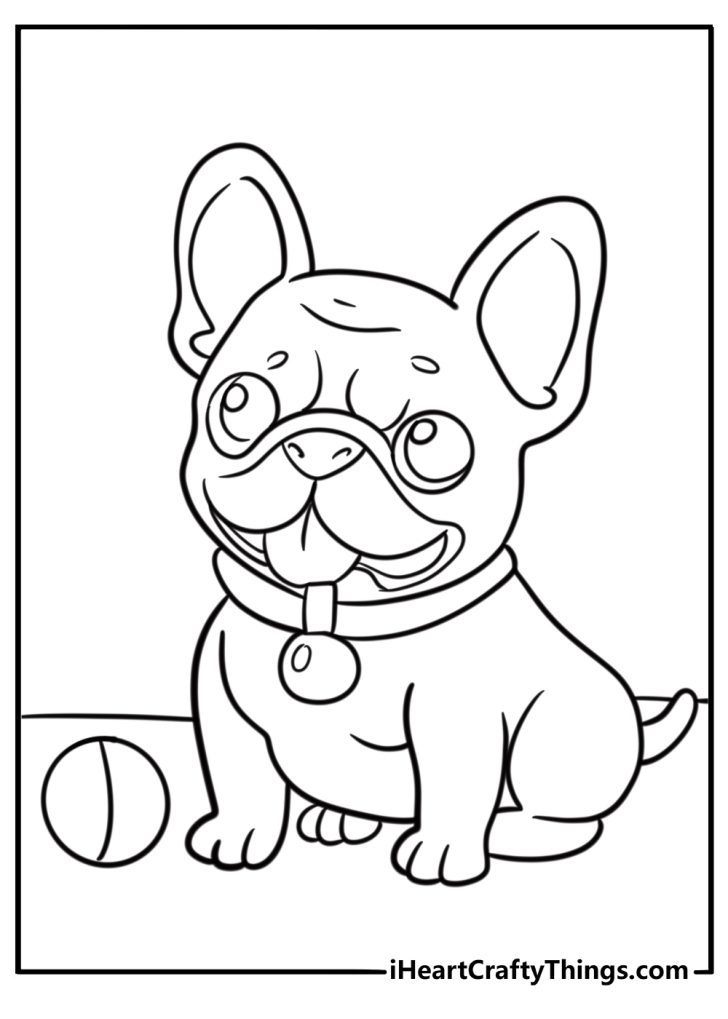 25 French Bulldog Coloring Pages (100% Free To Print)