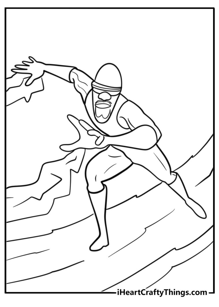 The Incredibles Coloring Pages (25 Free Printables For Kids)