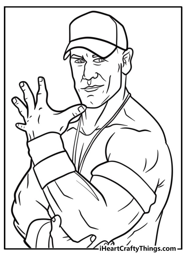 John Cena Coloring Pages: 25 Free Printables For Kids
