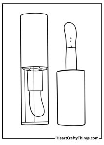 25 Makeup Coloring Pages For Kids (Free PDF Printables)