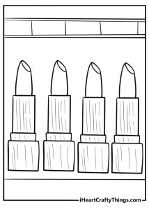 25 Makeup Coloring Pages For Kids (Free PDF Printables)