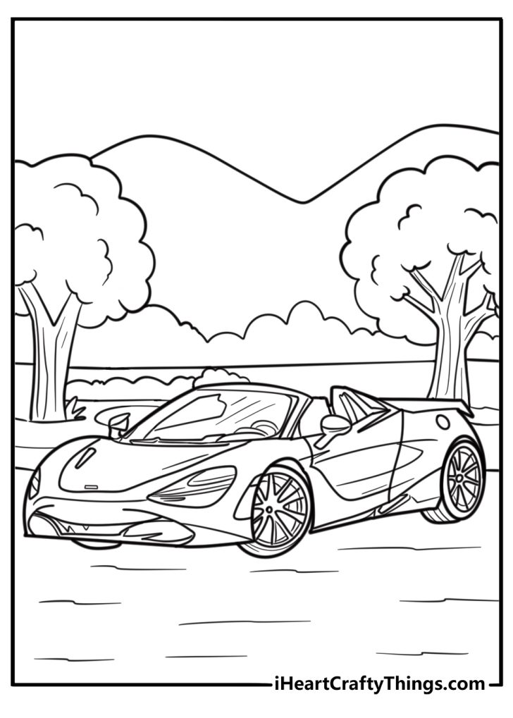 McLaren Coloring Pages: 25 Free Printables For Kids