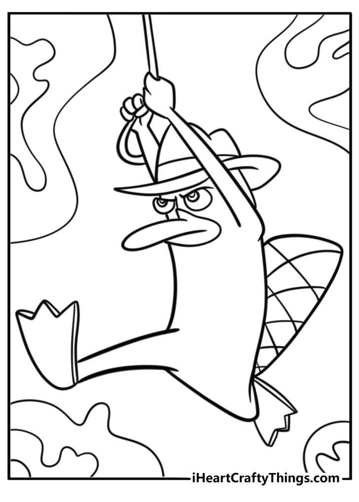 25 Free Phineas And Ferb Coloring Pages For Kids