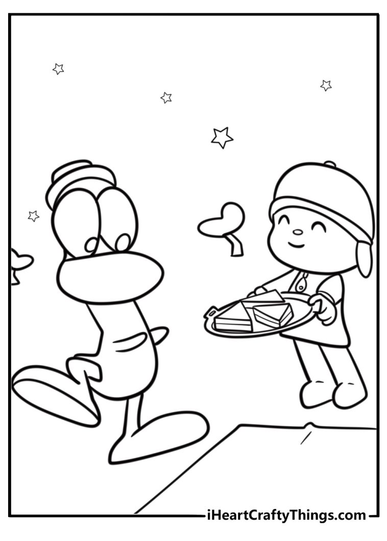 24 Free Pocoyo Coloring Pages For Kids
