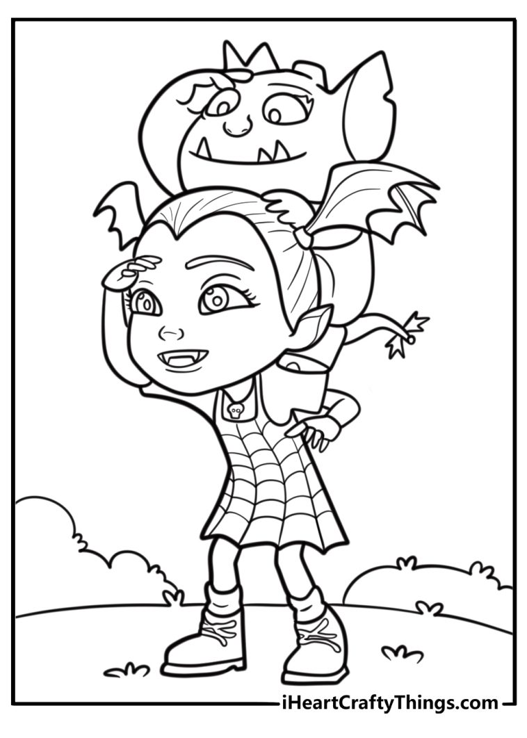 25 Free Vampirina Coloring Pages For Kids