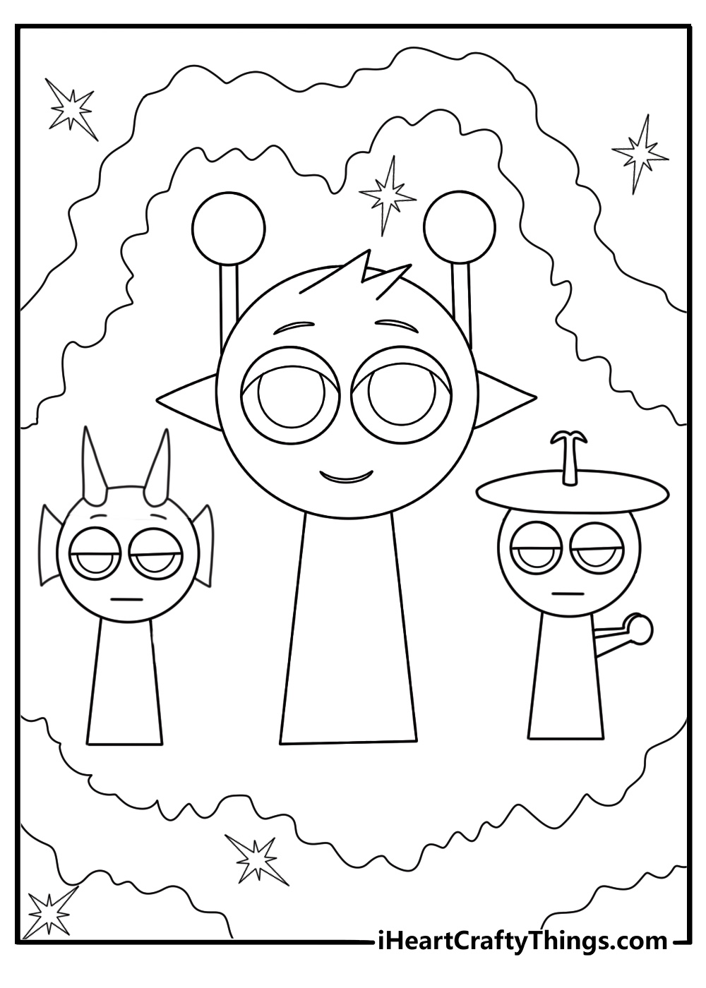 Sprunki Coloring Pages (30+ Free Printables For Kids)