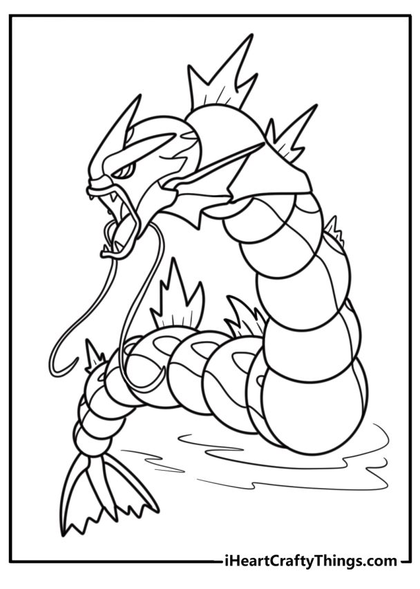 25 Free Gyarados Coloring Pages For Kids
