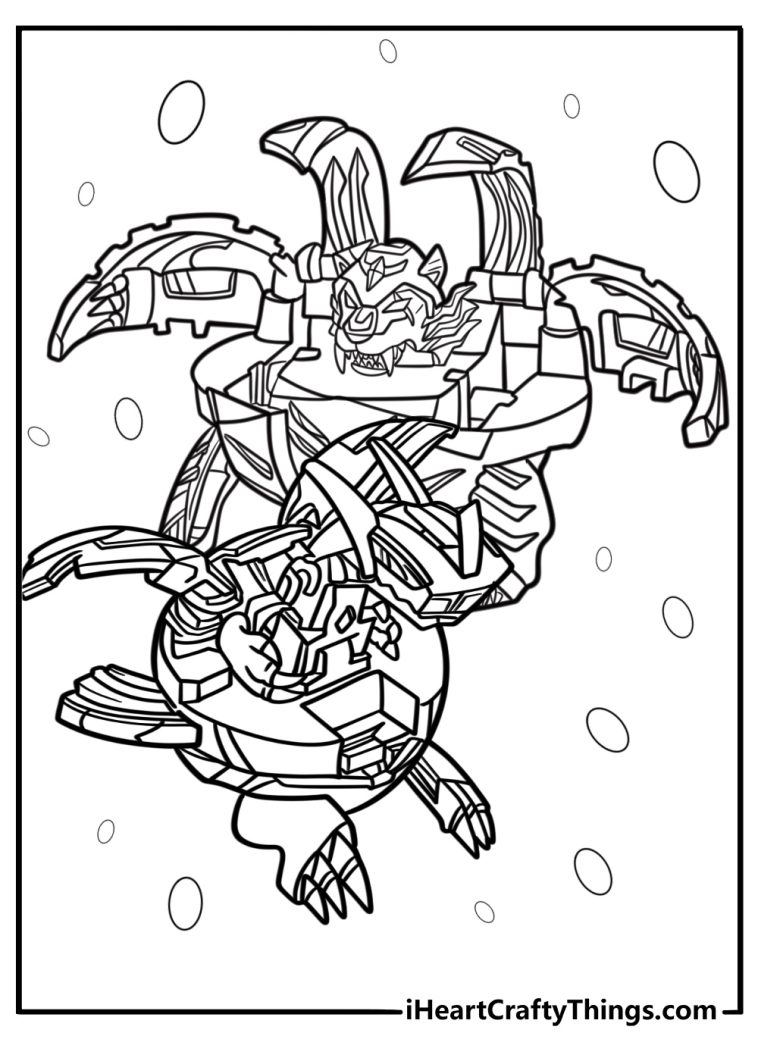 25 Free Bakugan Coloring Pages For Kids