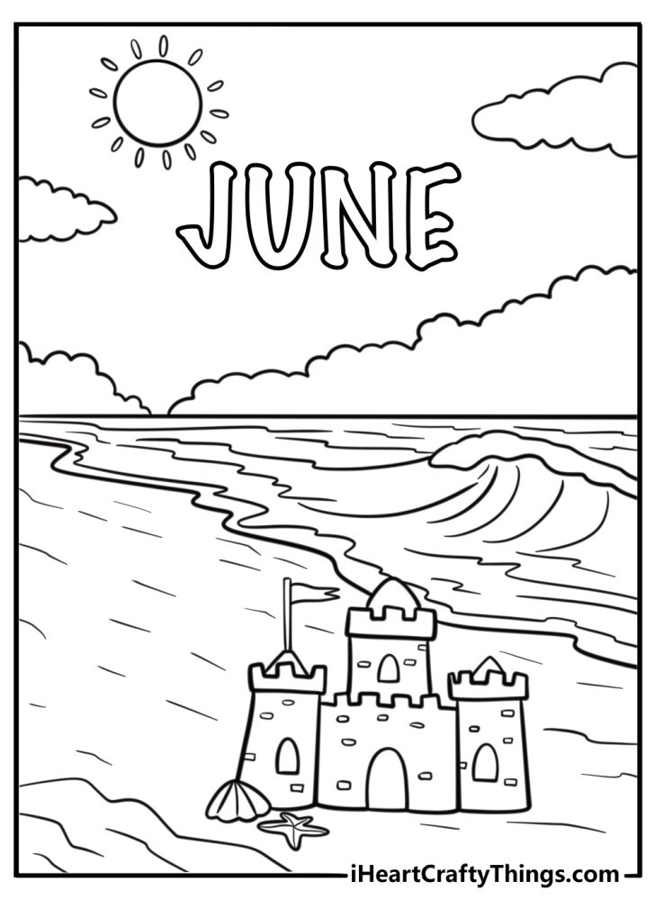 June Coloring Pages: 15 Free Printables For Kids