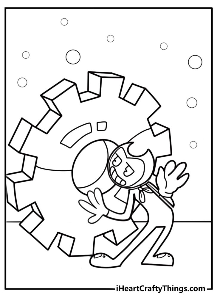 20 Free Bendy And The Ink Machine Coloring Pages For Kids